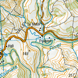 Te Matai, Gisborne - NZ Topo Map