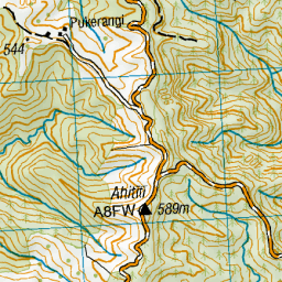 Pukerangi, Gisborne - NZ Topo Map
