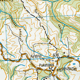 Puketawa, Gisborne - NZ Topo Map