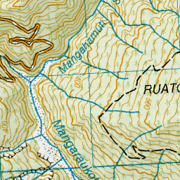 RUATORIA FOREST, Gisborne - NZ Topo Map