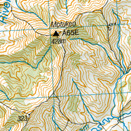 Motukeo, Gisborne - NZ Topo Map