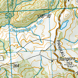 Rangiora, Gisborne - NZ Topo Map
