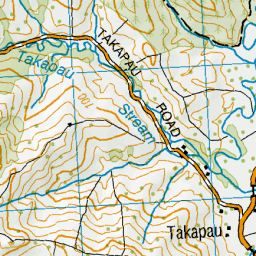 Takapau, Gisborne - NZ Topo Map