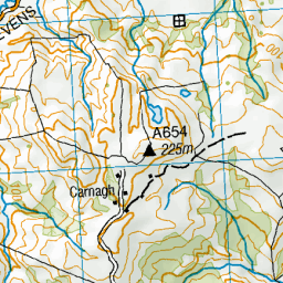 Carnagh, Gisborne - NZ Topo Map