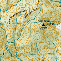 Whakaari, Gisborne - NZ Topo Map