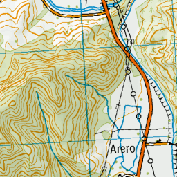 Hikuwai River, Gisborne - NZ Topo Map