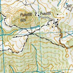 Puketiti, Gisborne - NZ Topo Map