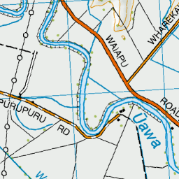 Uawa River, Gisborne - NZ Topo Map
