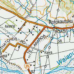 Rotokautuku, Gisborne - NZ Topo Map
