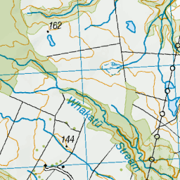Whakatu Stream, Gisborne - NZ Topo Map