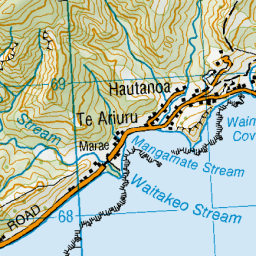 Waima, Gisborne - NZ Topo Map