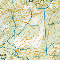 Koura, Gisborne - NZ Topo Map