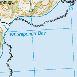Whareponga Bay, Gisborne - NZ Topo Map