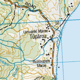 Tuparoa, Gisborne - NZ Topo Map