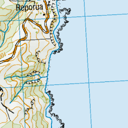 Reporua, Gisborne - NZ Topo Map
