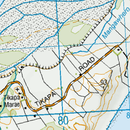 Waiapu River, Gisborne - NZ Topo Map