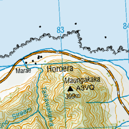 Horoera Point, Gisborne - NZ Topo Map