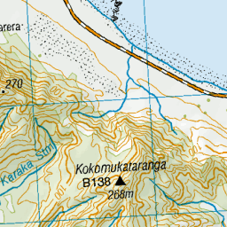 Te Karaka Stream, Gisborne - NZ Topo Map