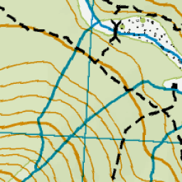 NZDA Upper Caples Hut - NZ Topo Map